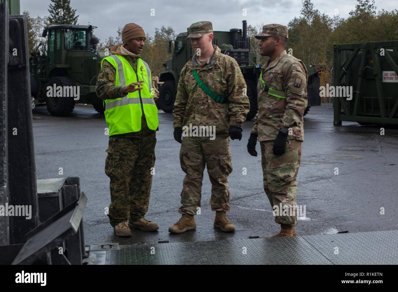 U.S. Marines with Combat Logistics Battalion 251, 2nd Marine Logistics ...