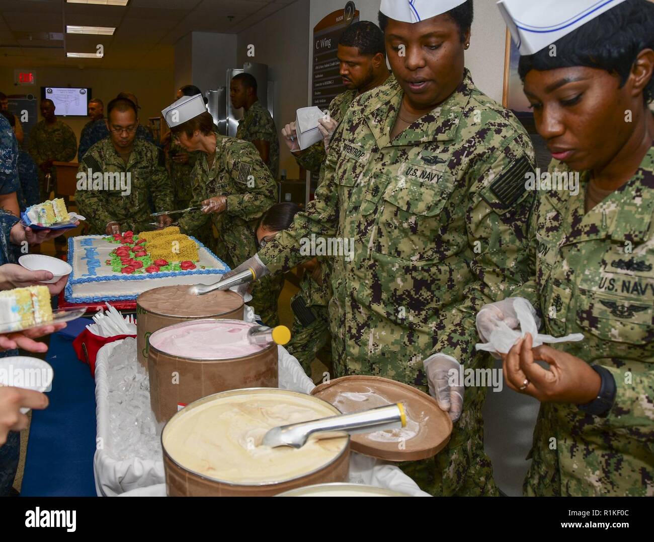 CMDCM (FMF/CAC) Beth Nilson, NMCP’s command master chief, and NMCP’s ...