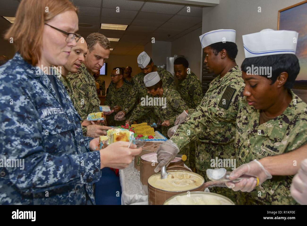 CMDCM (FMF/CAC) Beth Nilson, NMCP’s command master chief, and NMCP’s ...