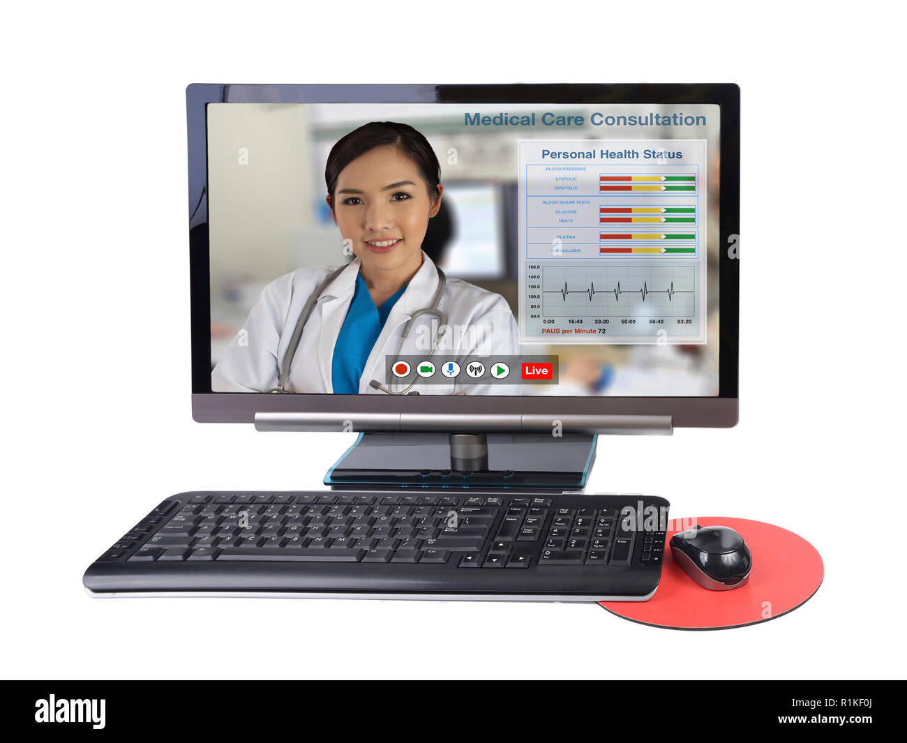 Doctors are currently providing medical consultation to patients ...