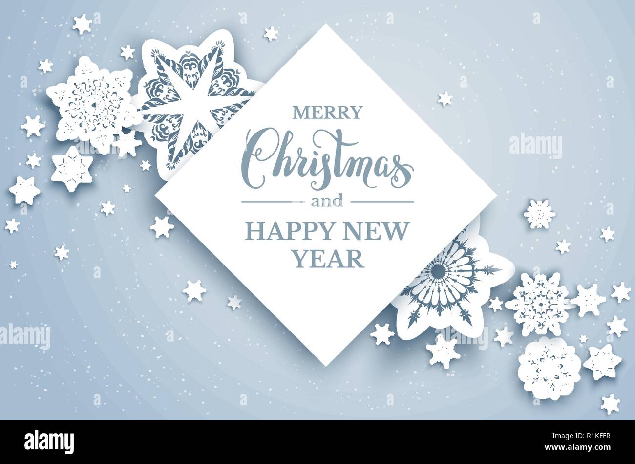 Christmas paper cut template Stock Vector Image & Art - Alamy