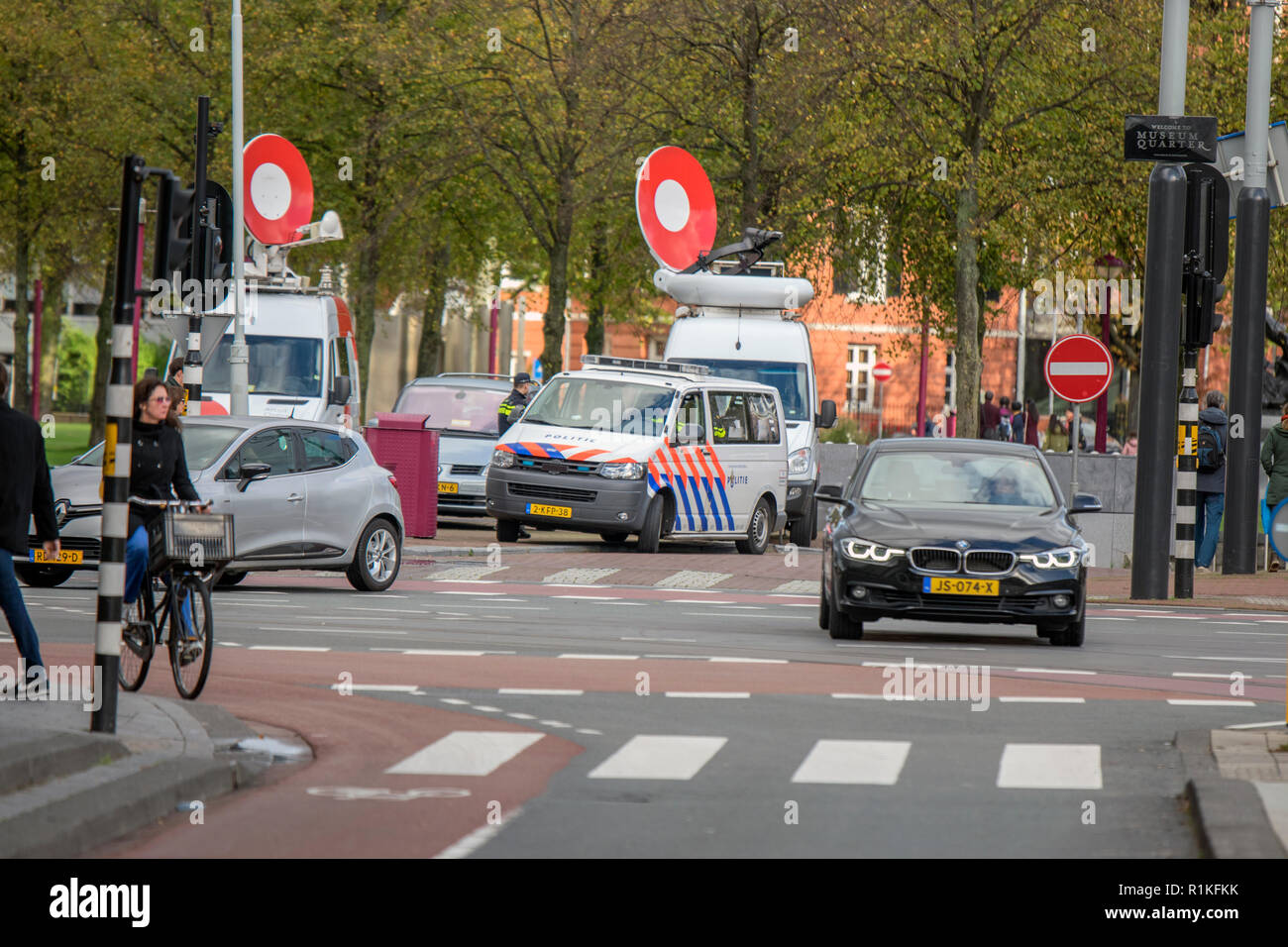 Police car amsterdam netherlands hi-res stock photography and images ...