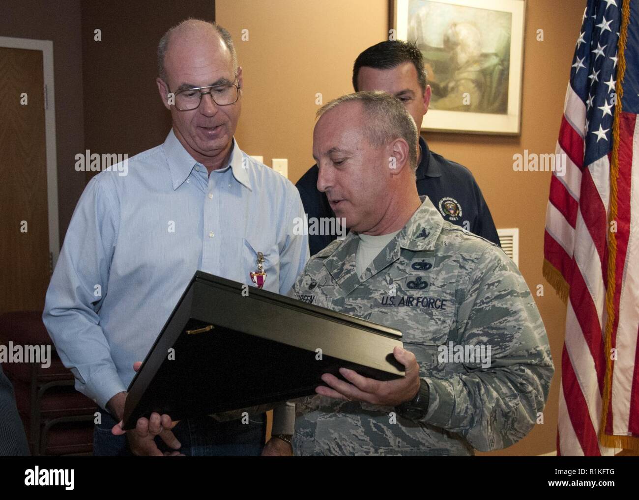A ceremony was held for nine retirees from the 104th Maintenance Group ...
