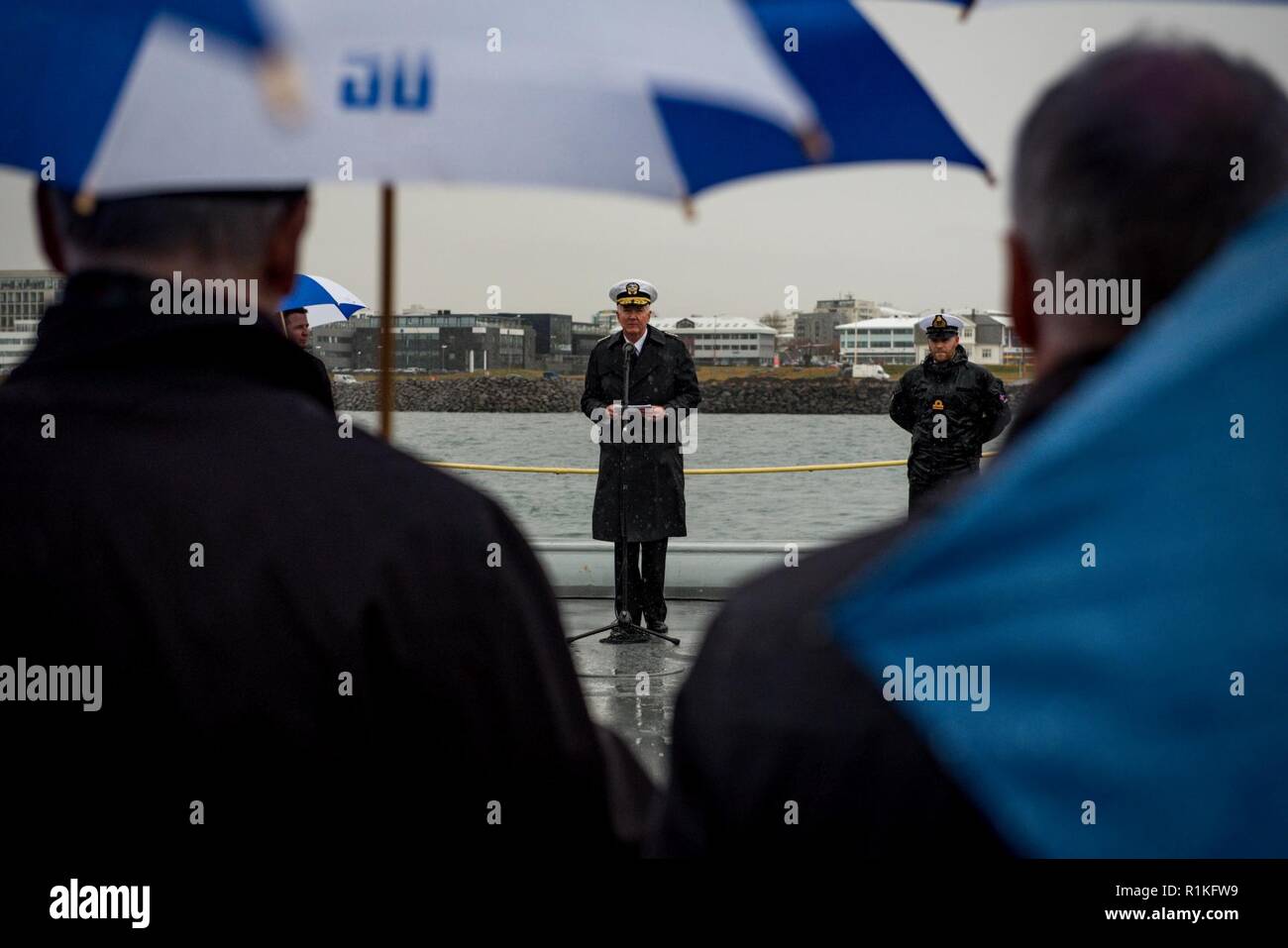 REYKJAVIK, Iceland (Oct. 16, 2018) - Adm. James G. Foggo III, commander ...