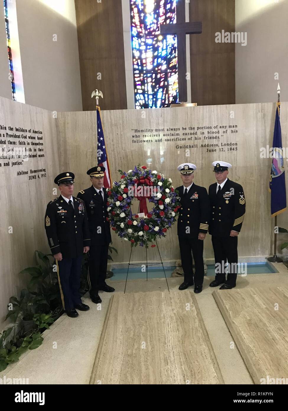 ABILENE, Kansas (Oct. 13, 2018) – Army Command Sgt. Maj. Craig Bishop ...
