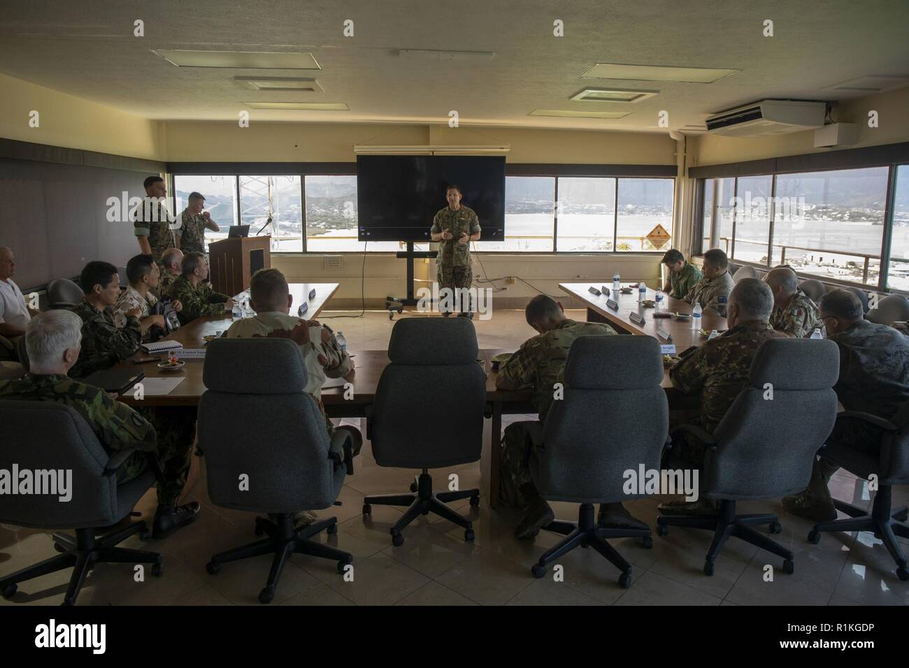 U.S. Marine Corps Lt. Col. Frank Makoski, director, S-3, Marine Corps ...