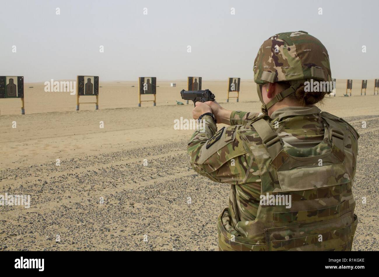 U.S. Army Spc. Abigail Jones, a combat medic specialist assigned to the ...