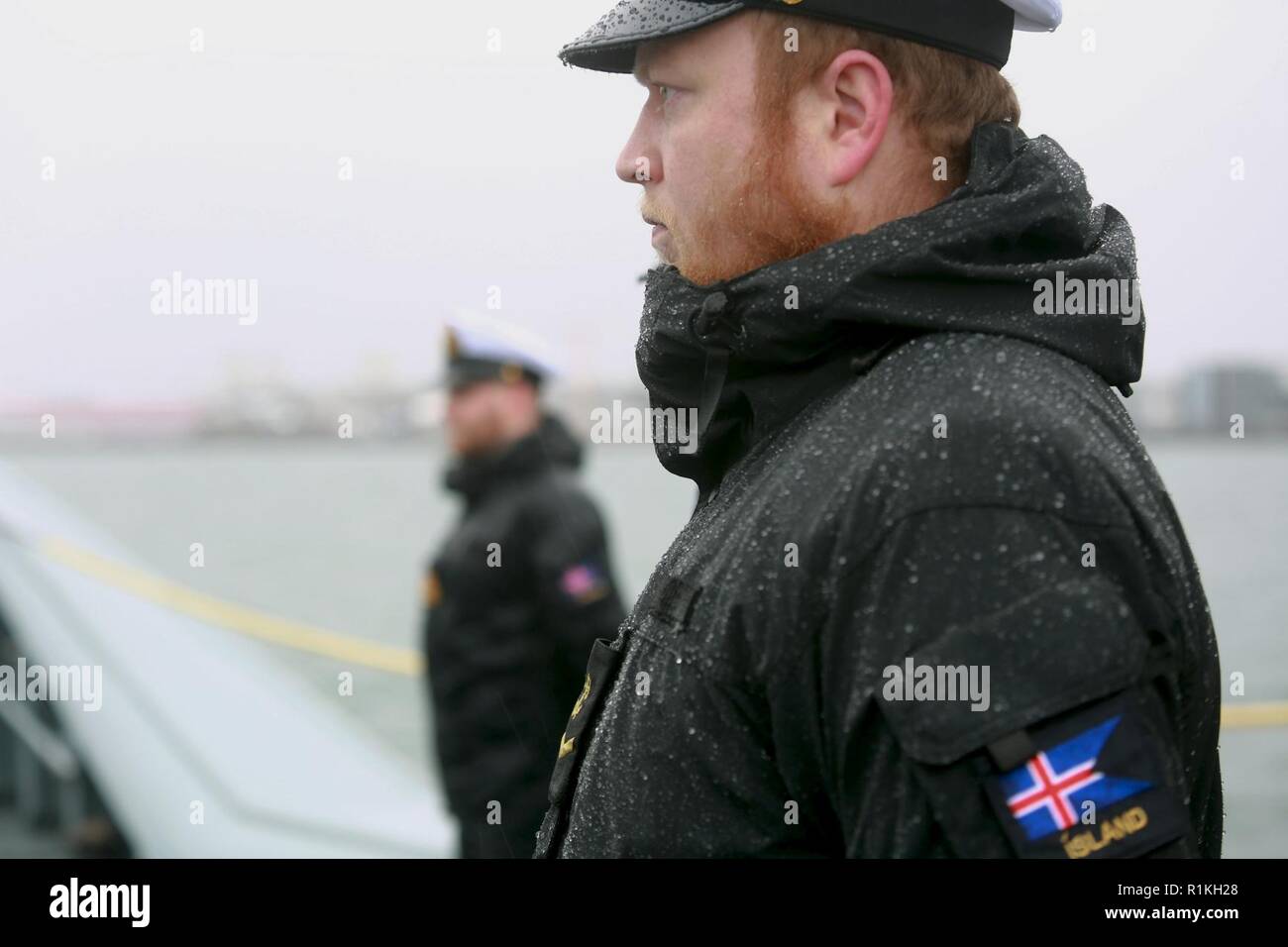 Icelandic Coast Guard hosts a ceremony to commemorate the Battle of the ...