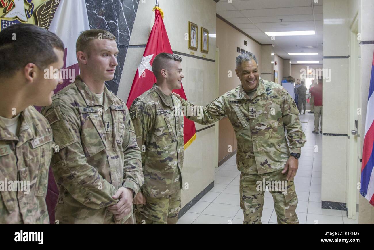 U.S. Army Lt. Gen. Michael X. Garrett, U.S. Army Central commander ...