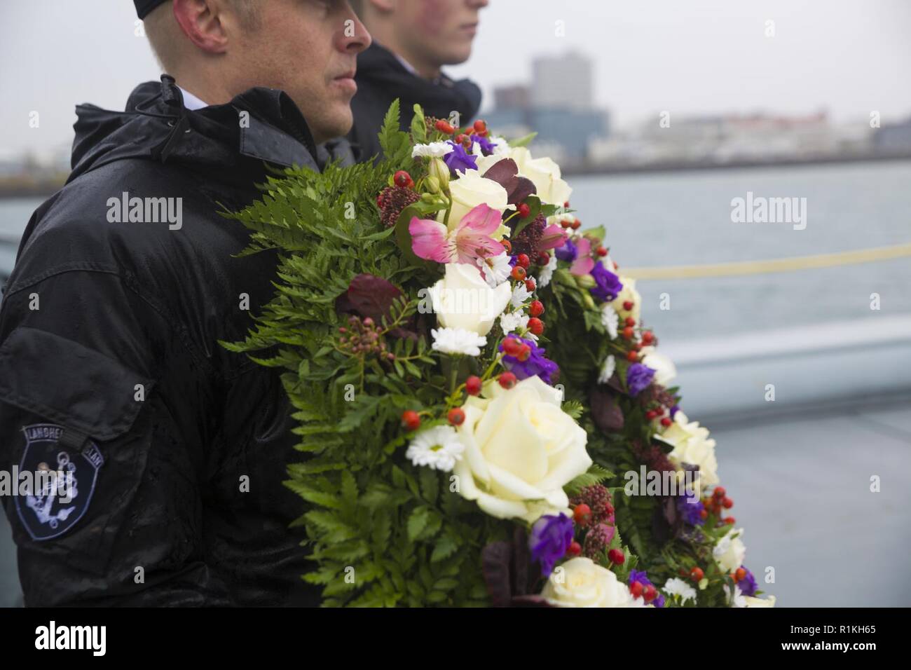 Icelandic Coast Guard hosts a ceremony to commemorate the Battle of the ...