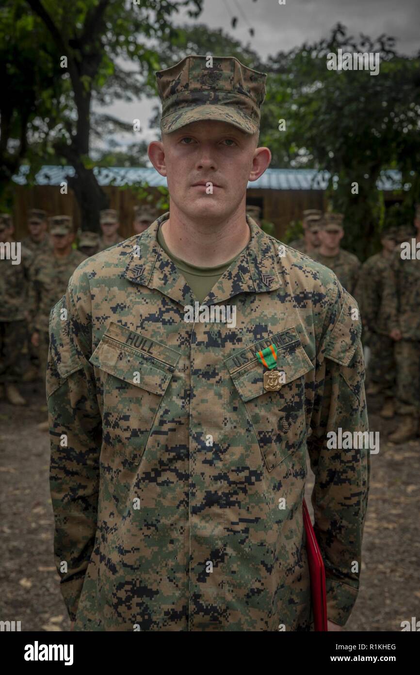 U.S. Marine Sgt. Tomas Hull, an engineer equipment operator with Marine ...