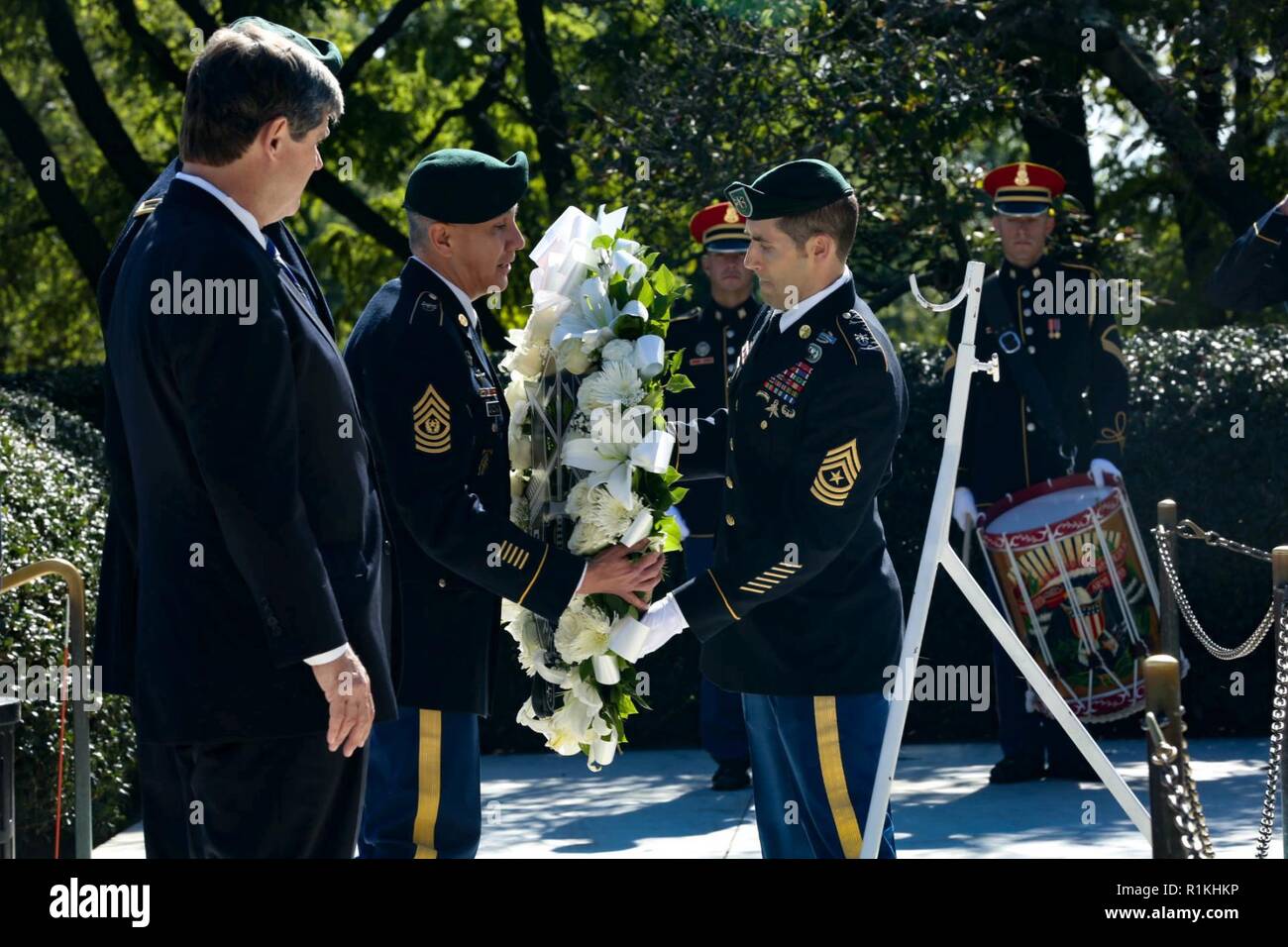 U.S. Army Command Sgt. Maj. Jefferey, Bochey, far right, Tomas ...