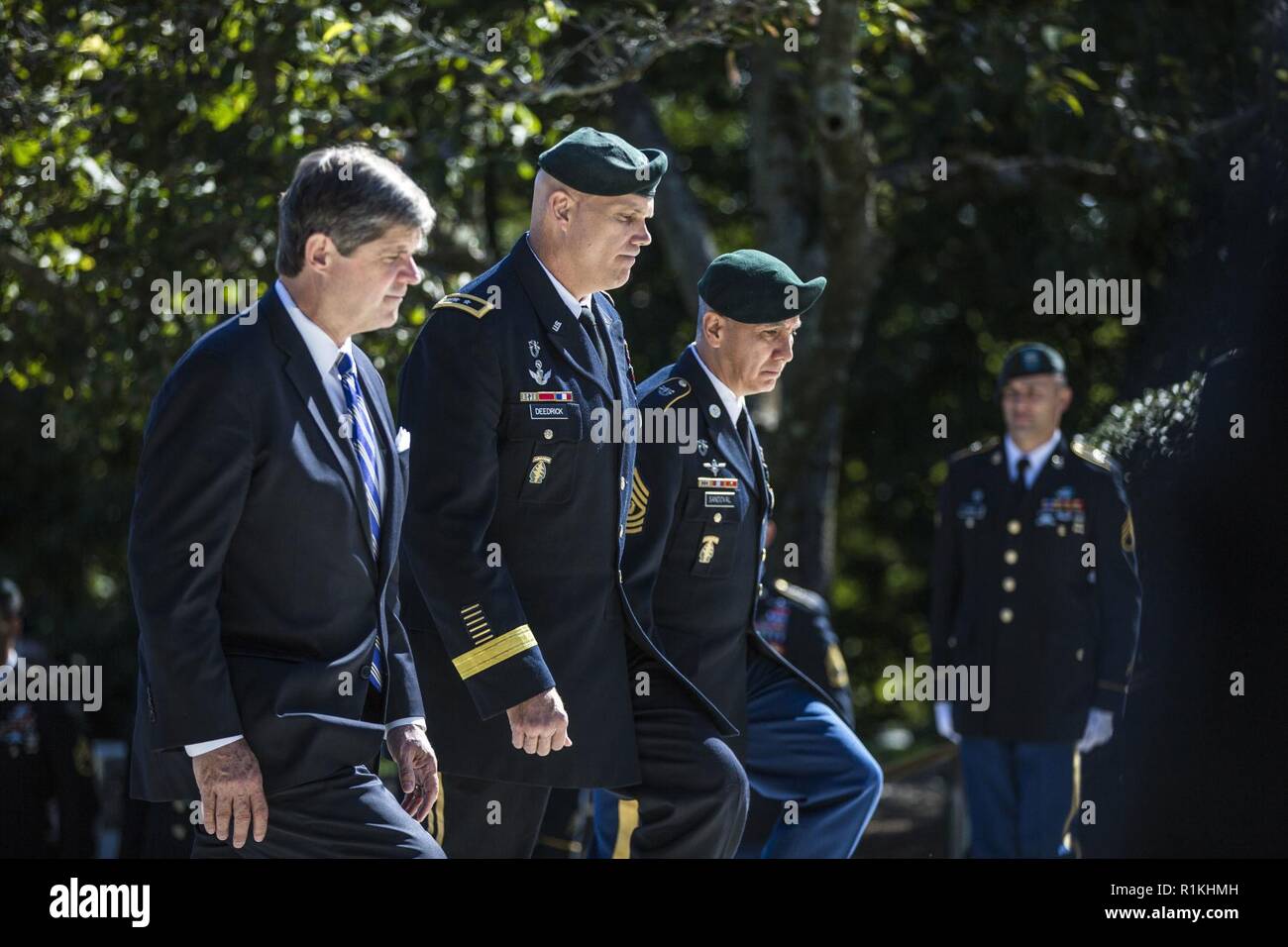 Dr. William Kennedy Smith, U.S. Army Maj. Gen. John Deedrick, 1st ...