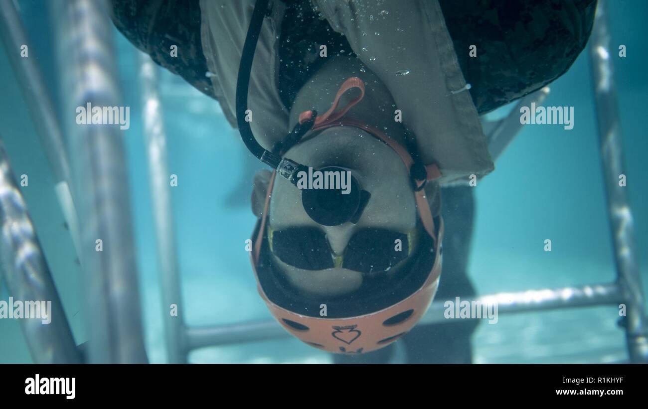 Underwater egress trainer hi-res stock photography and images - Alamy