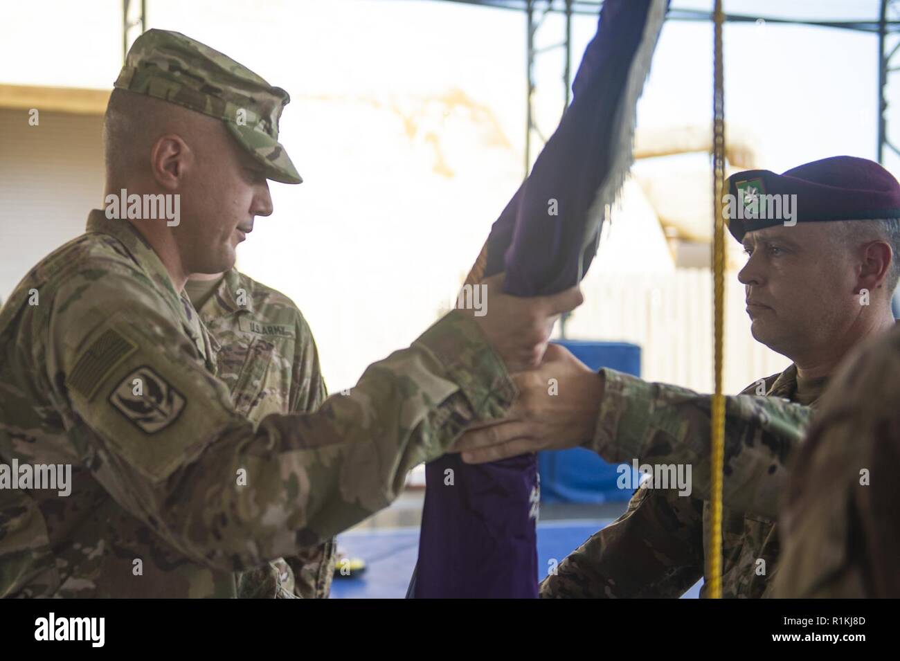 U.S. Army Lt. Col. Scott Kim, commander 403rd Civil Affairs Battalion ...
