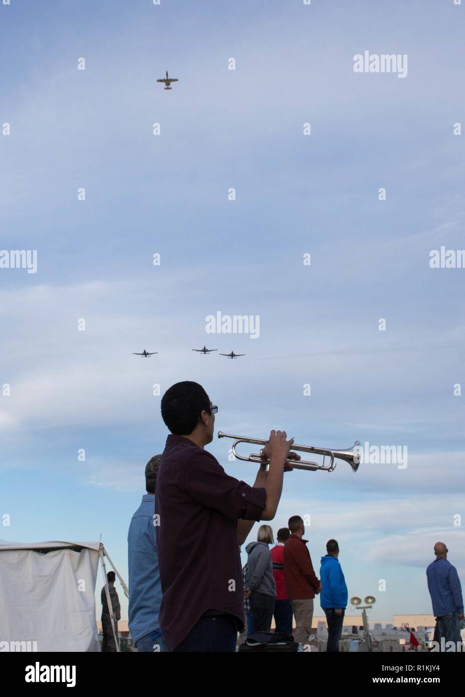 U.S. Air Force pilots with the 303d Fighter Squadron perform a missing ...