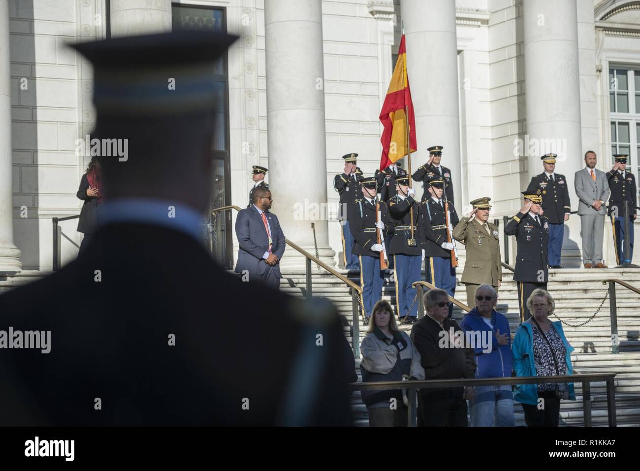 Spanish Chief of Defence Gen. Fernando Alejandre (left); and U.S. Army ...