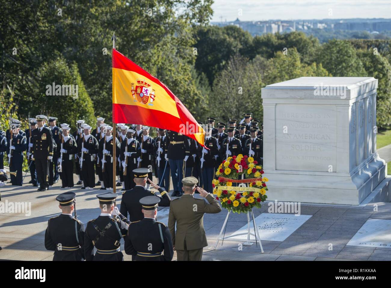 Spanish Chief of Defence Gen. Fernando Alejandre (left); and U.S. Army ...