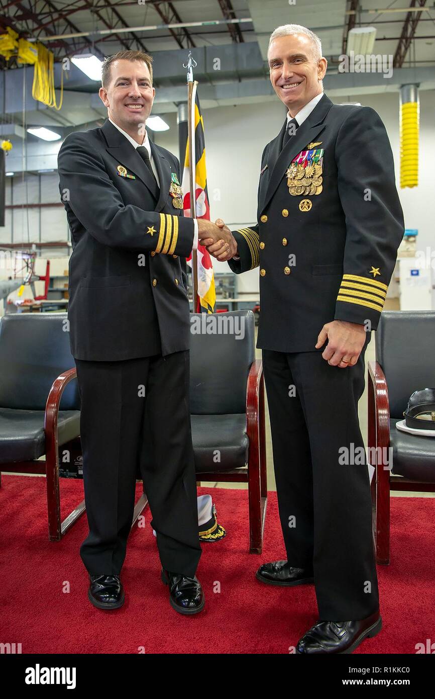 Cdr. Matthew Densing, commanding officer of Air Test and Evaluation ...