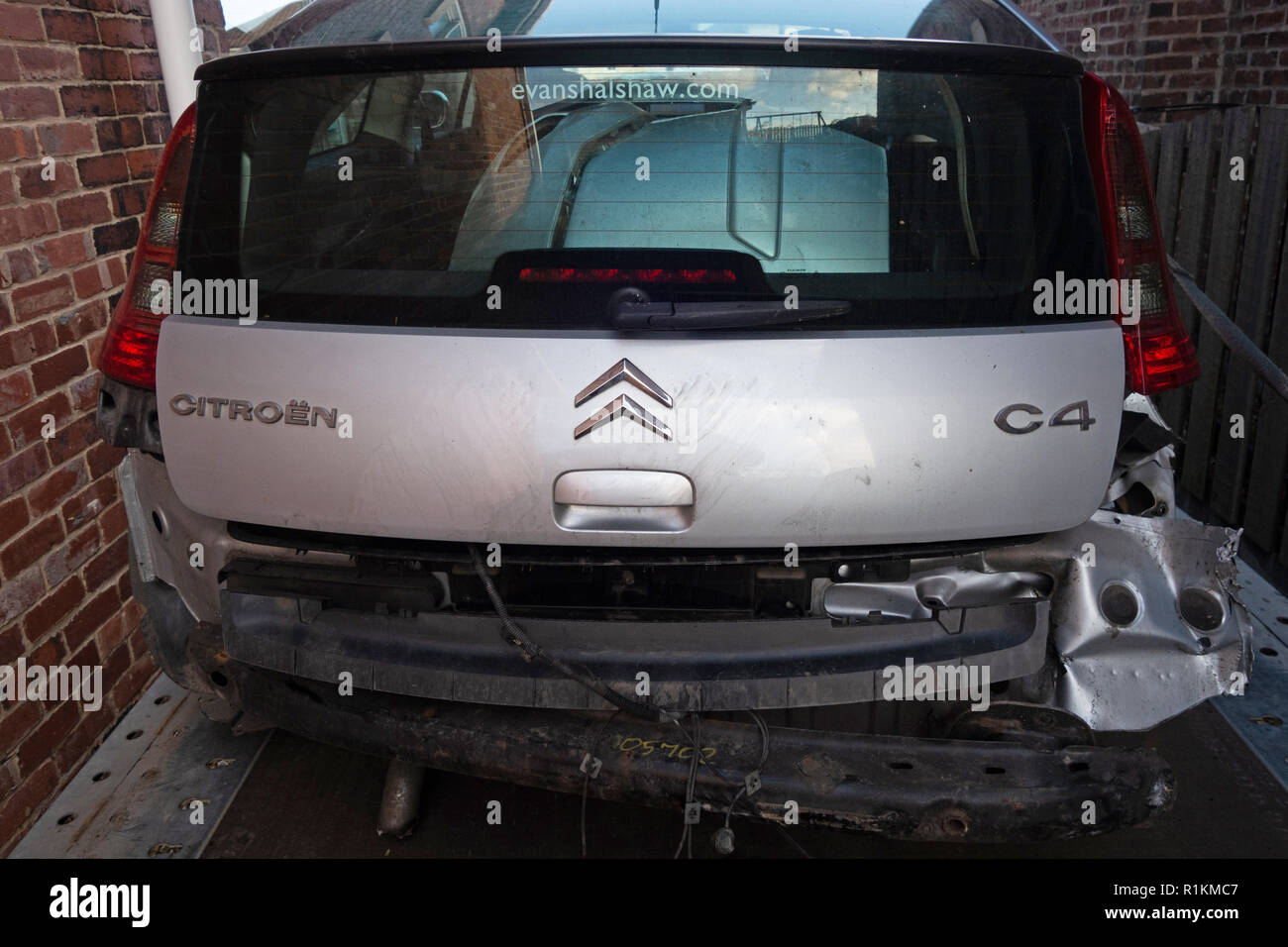Rear End Accident Crash Damage High Resolution Stock Photography and ...