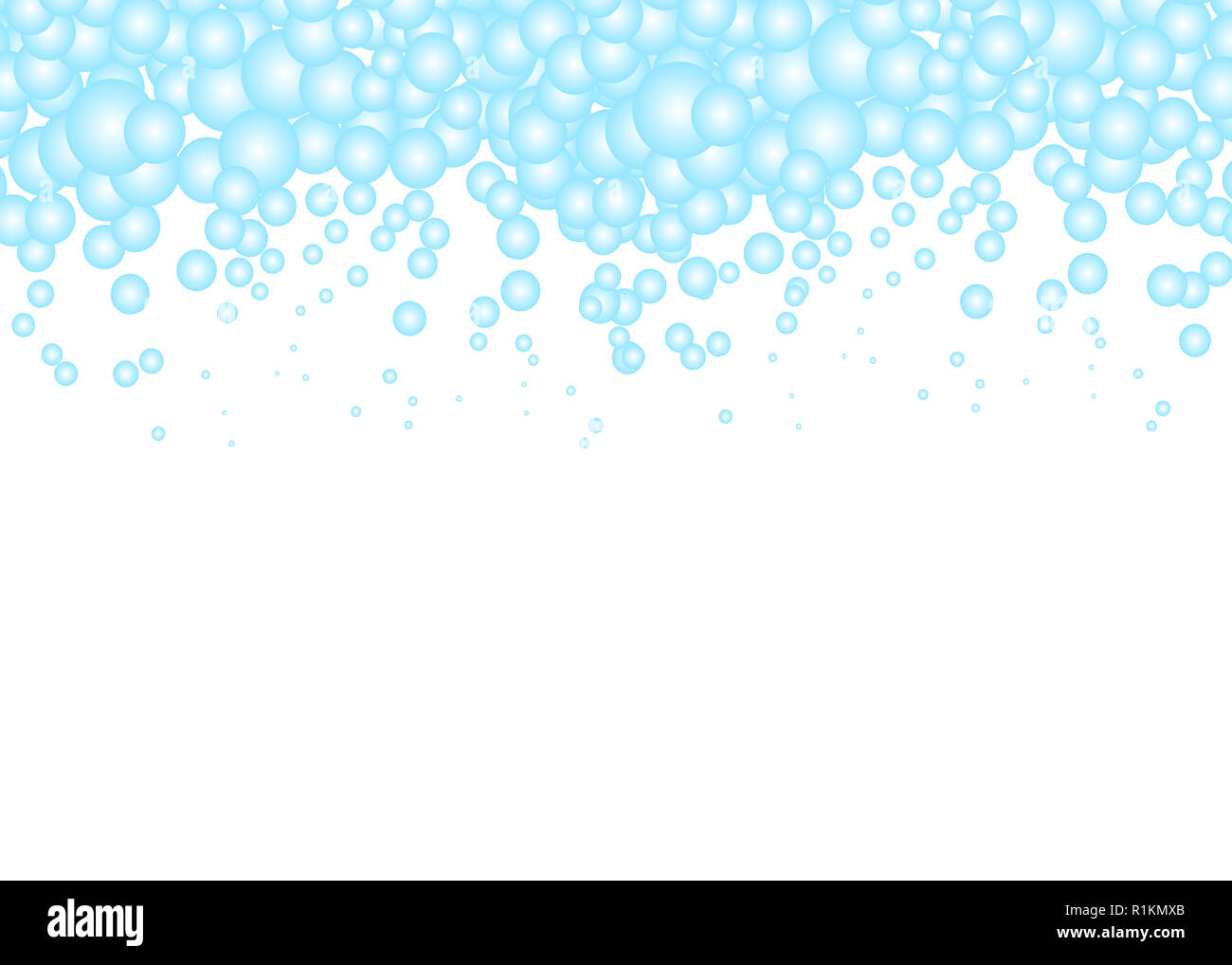 Bubbles design. Vector illustration. Water background Stock Photo - Alamy