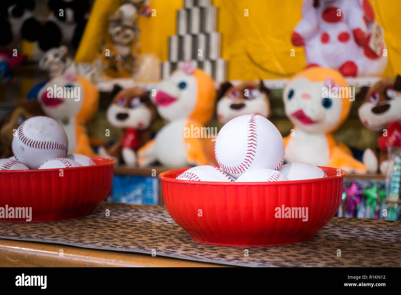 Carnival game ball hi-res stock photography and images - Alamy