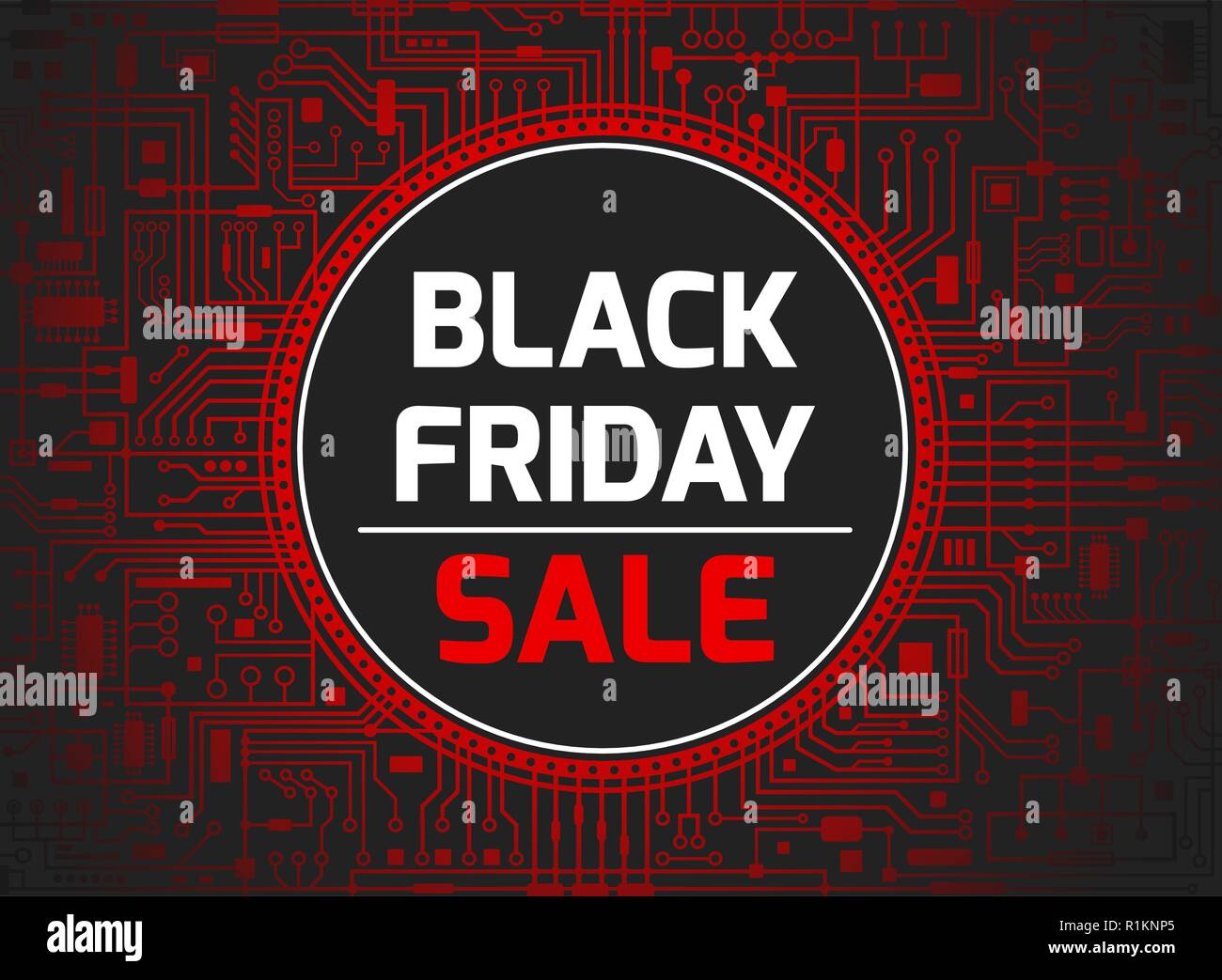 Banner black friday shopping Stock Vector Images - Alamy