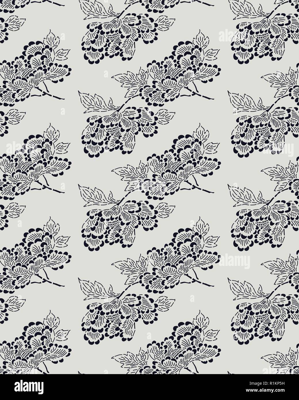 Japanese Flower Stencils