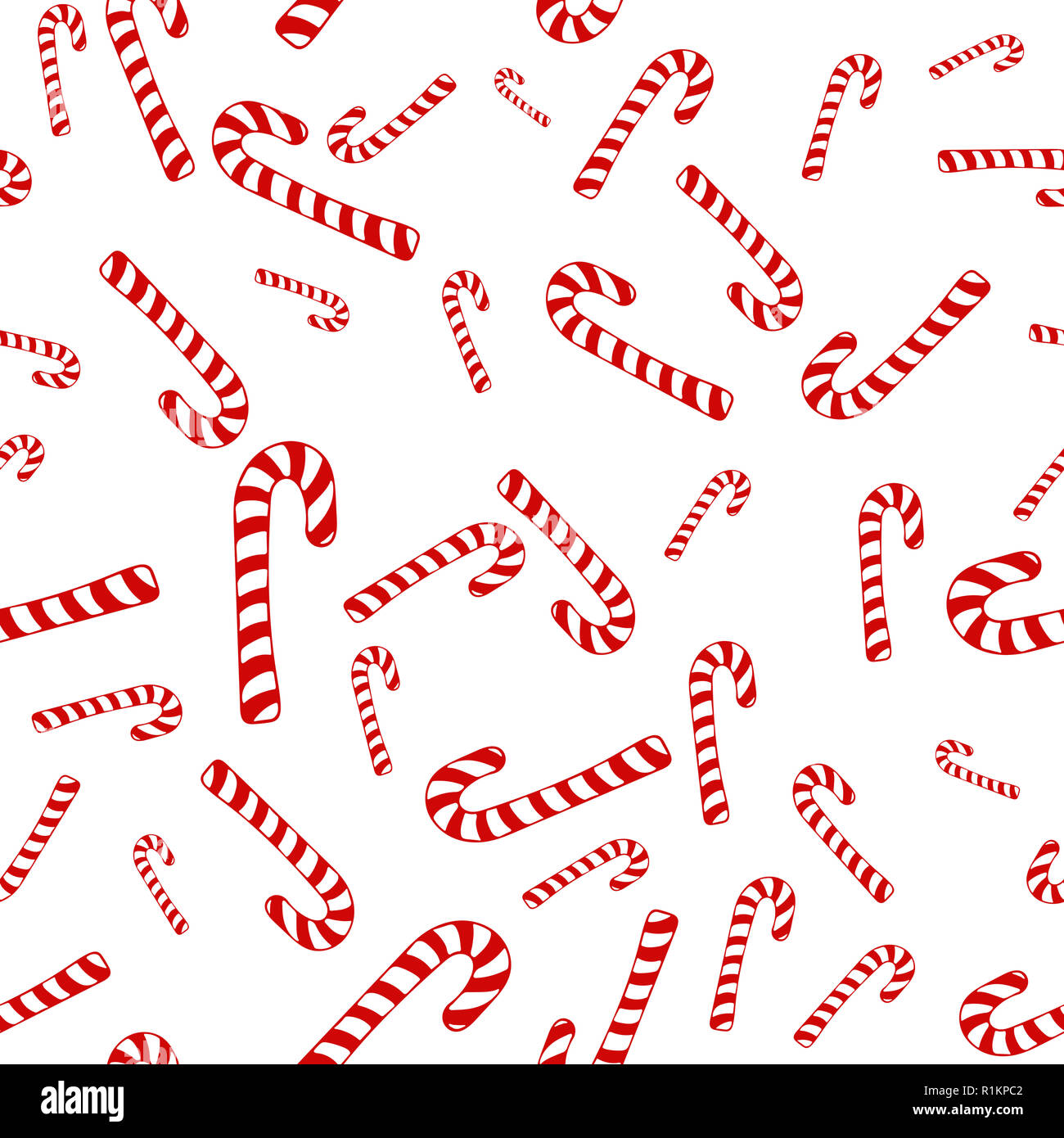 Candy Cane Pattern Background
