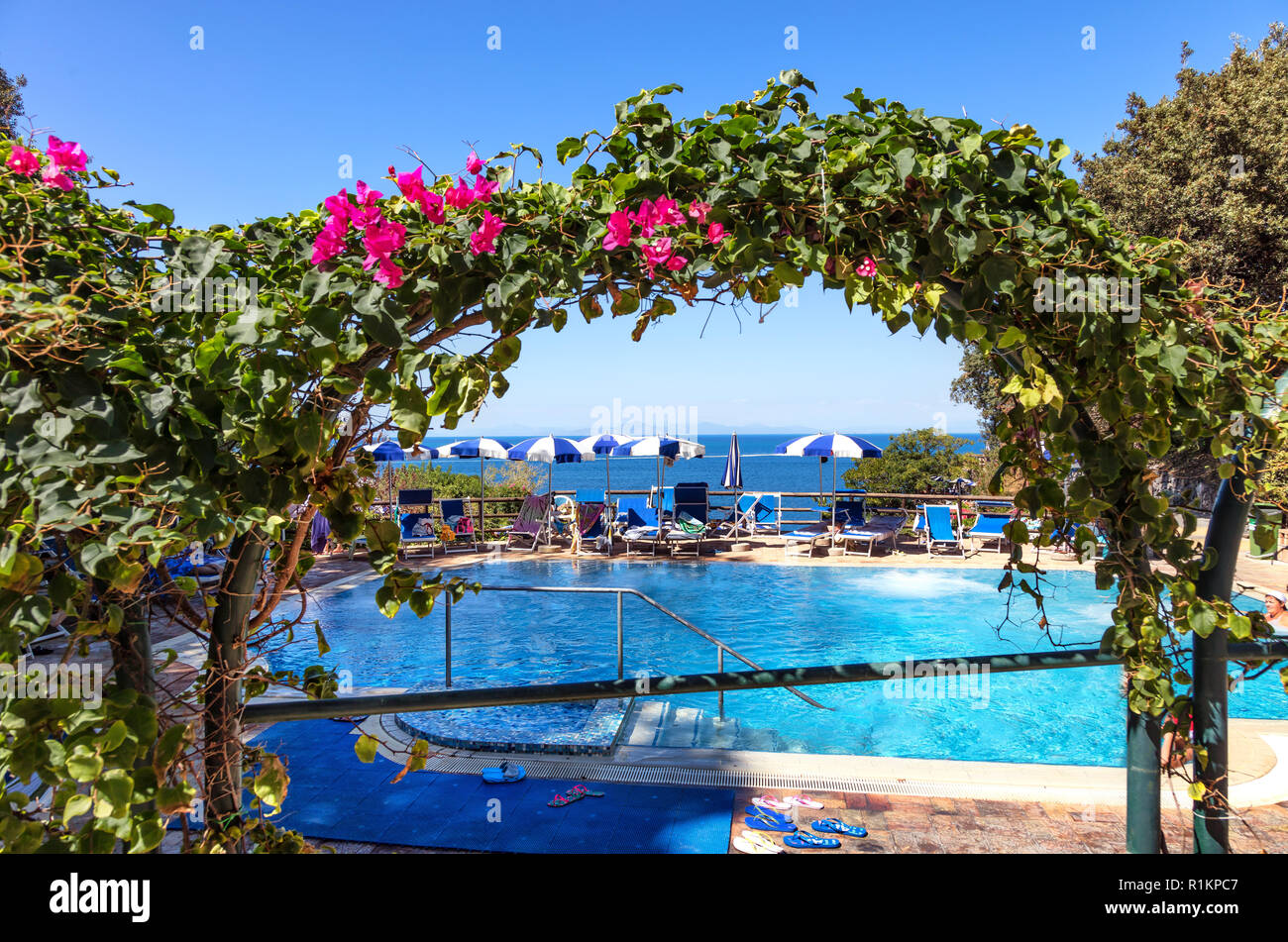 Ischia, Gulf of Naples, Campania Region, Italy, August 14, 2017 ...