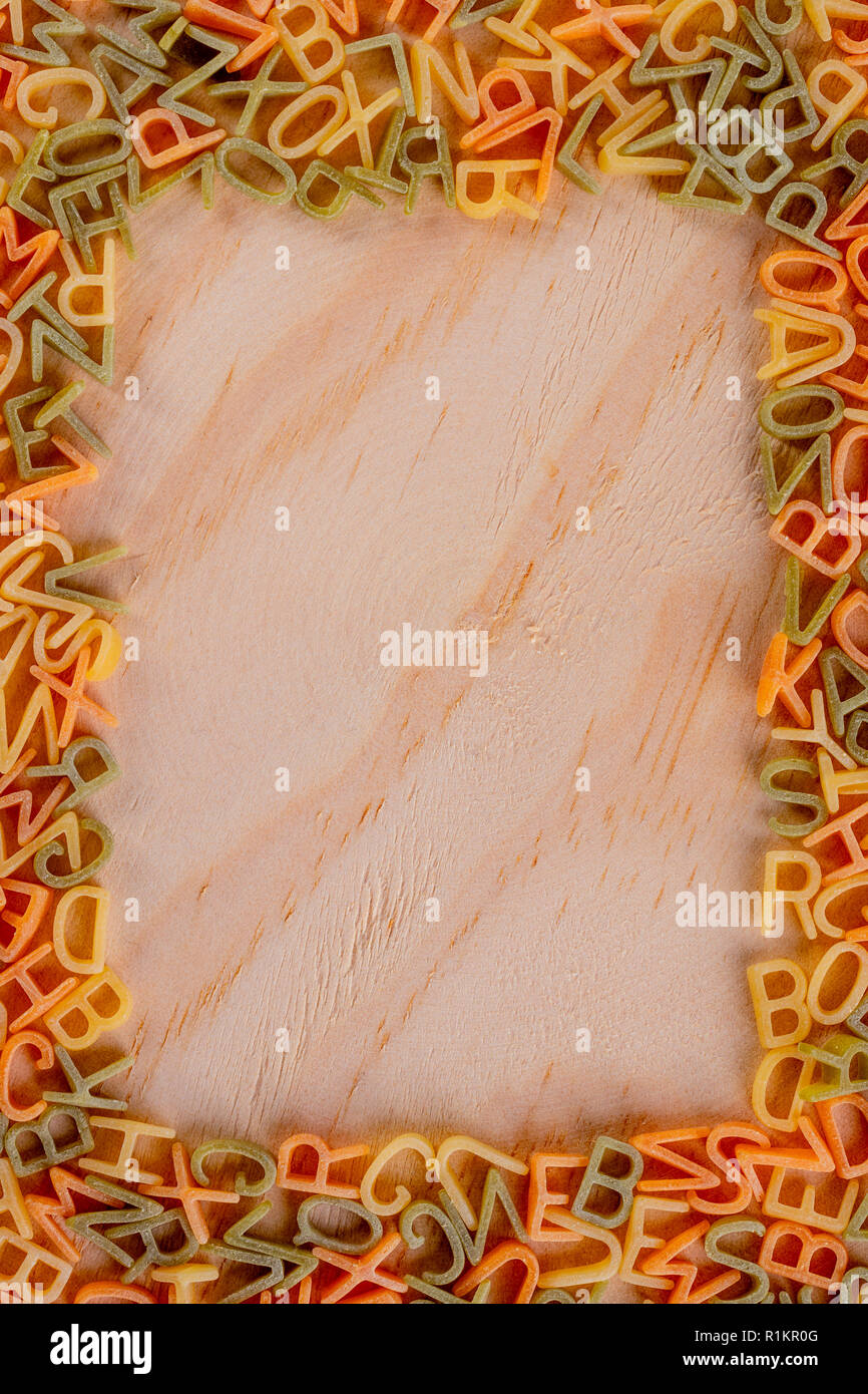 conceptual photo of text created from pasta letters - pasta, for ...