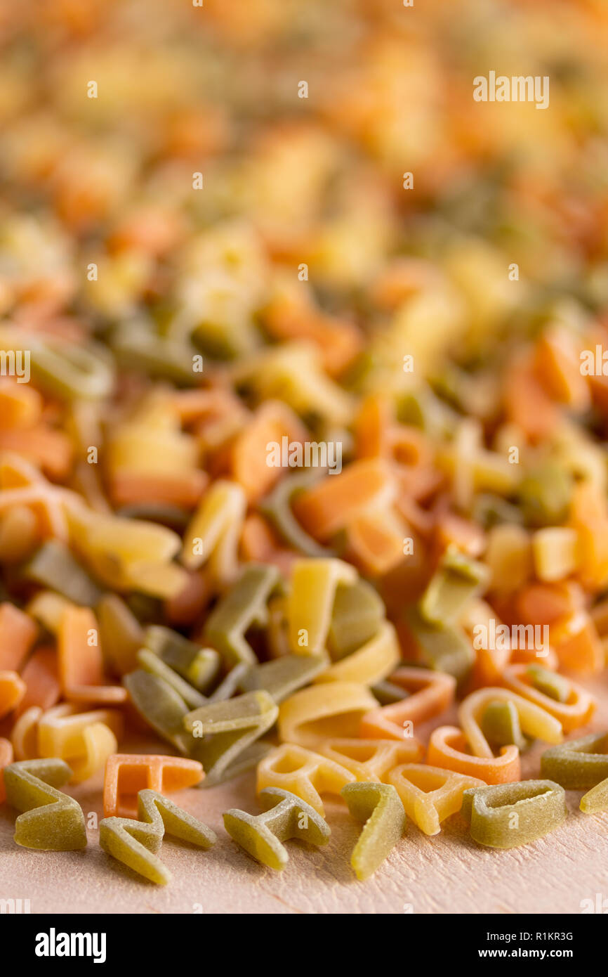 conceptual photo of text created from pasta letters - pasta Stock Photo ...