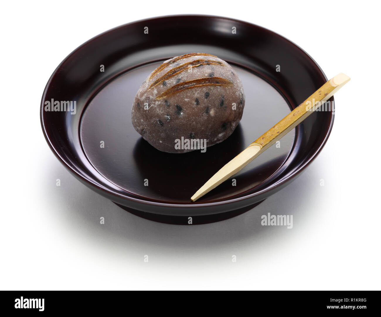 inoko mochi ( baby boar rice cake), traditional japanese sweets for tea ...