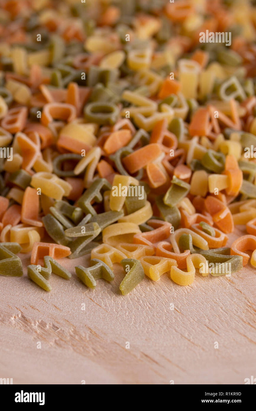 Pasta letters isolated hi-res stock photography and images - Alamy