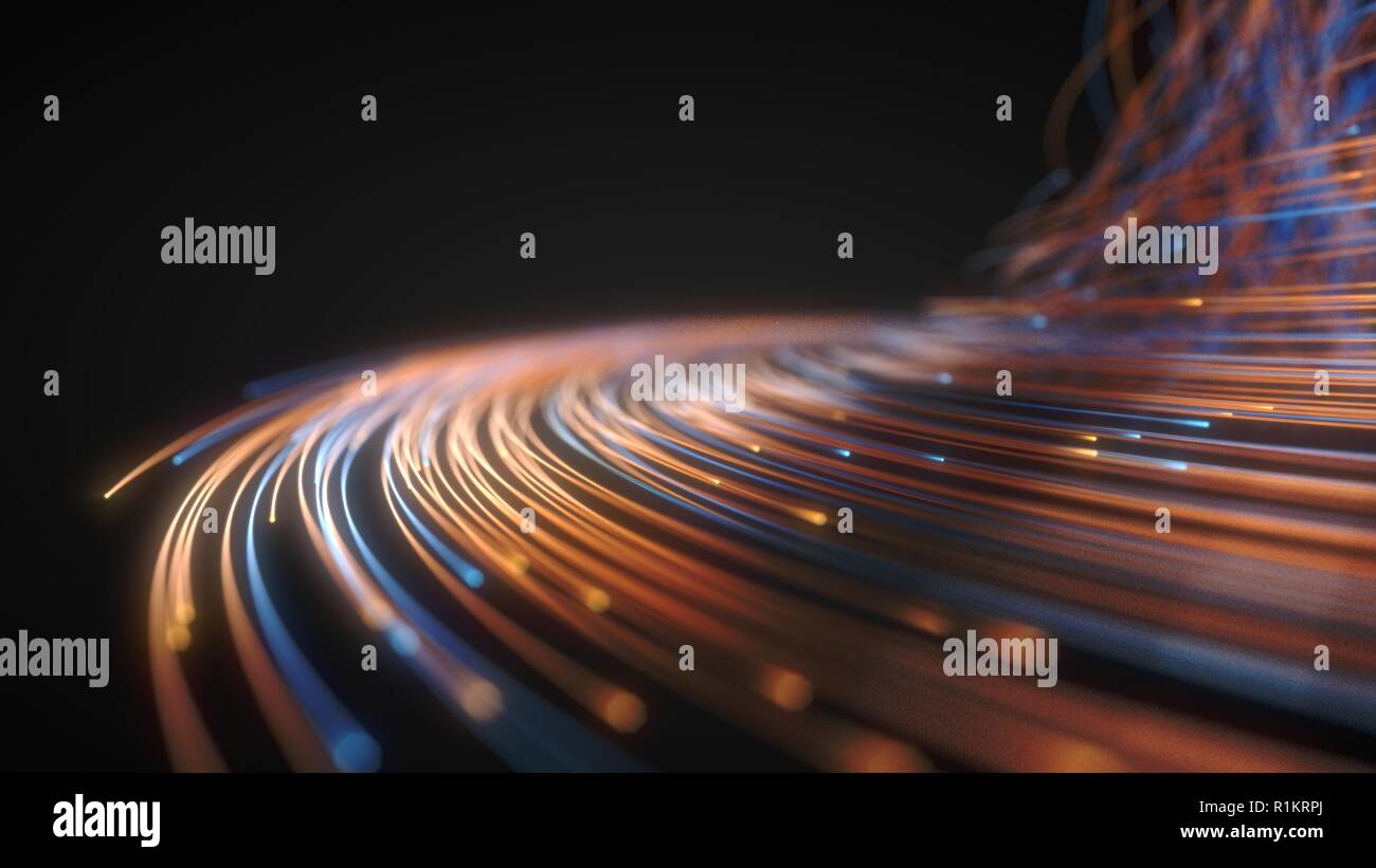 Fibre optic lines hi-res stock photography and images - Alamy