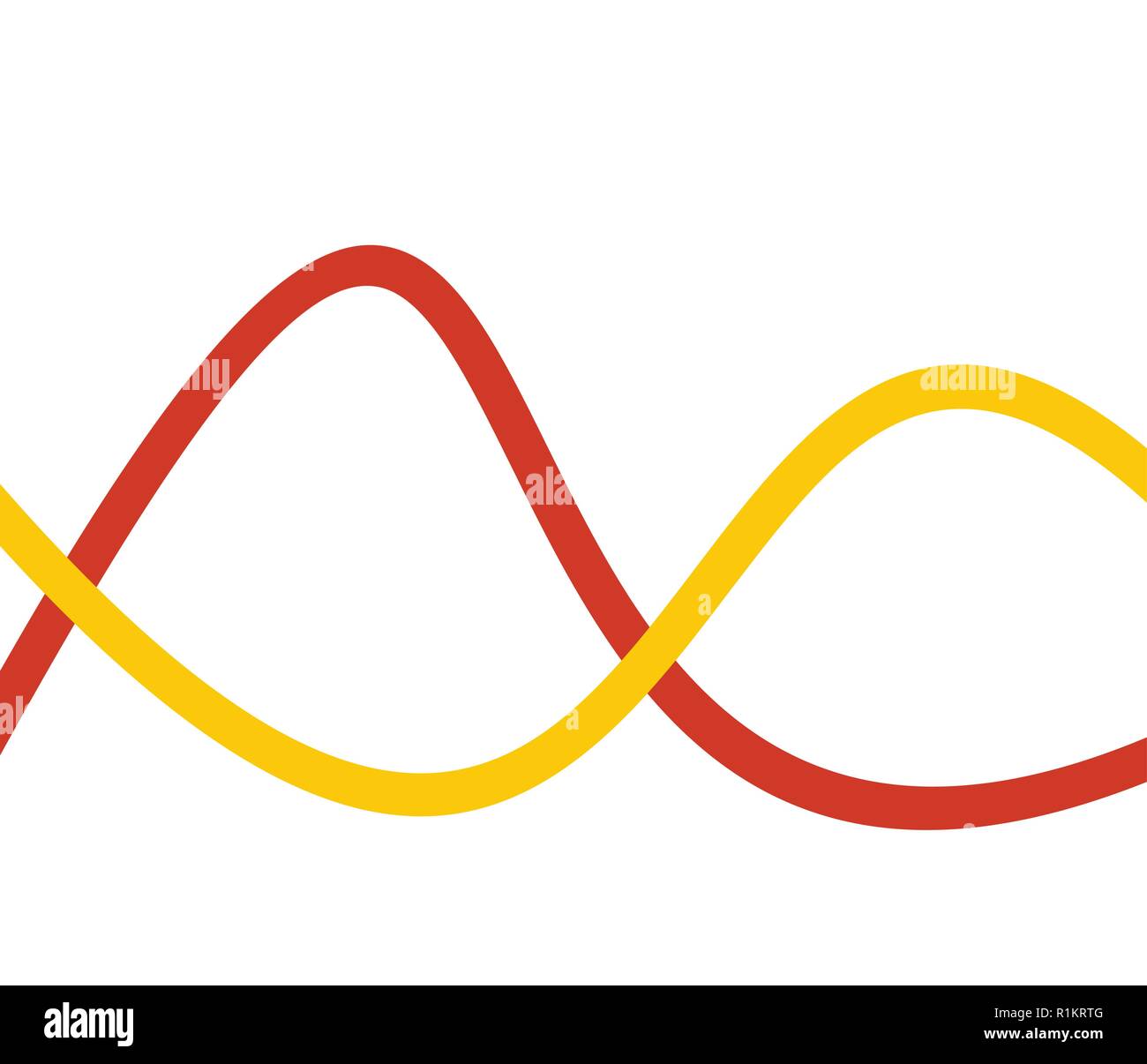 Finance chart icon. Flat illustration of chart vector icon isolated on ...