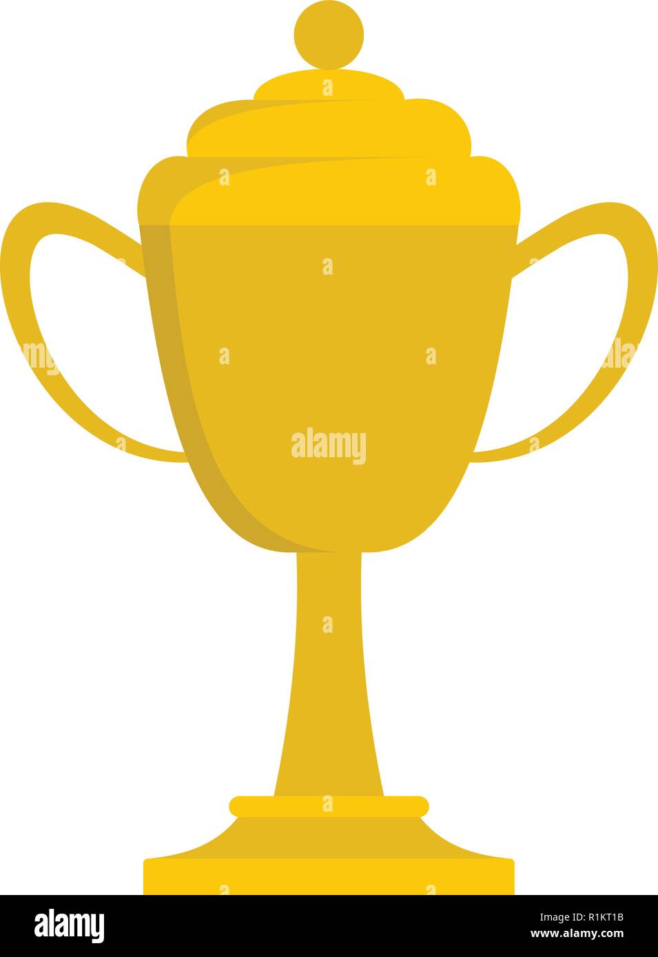 Cup award icon. Flat illustration of cup award vector icon isolated on ...