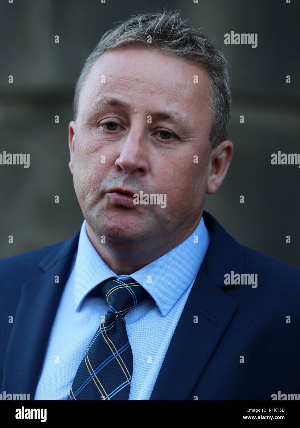 Father katie allan speaks hi-res stock photography and images - Alamy