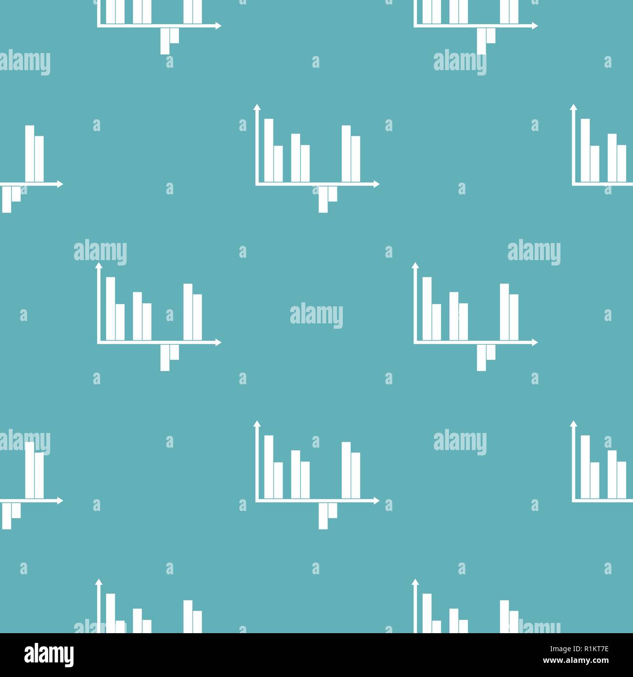 Business diagram icon. Simple illustration of diagram vector icon for any web design Stock ...