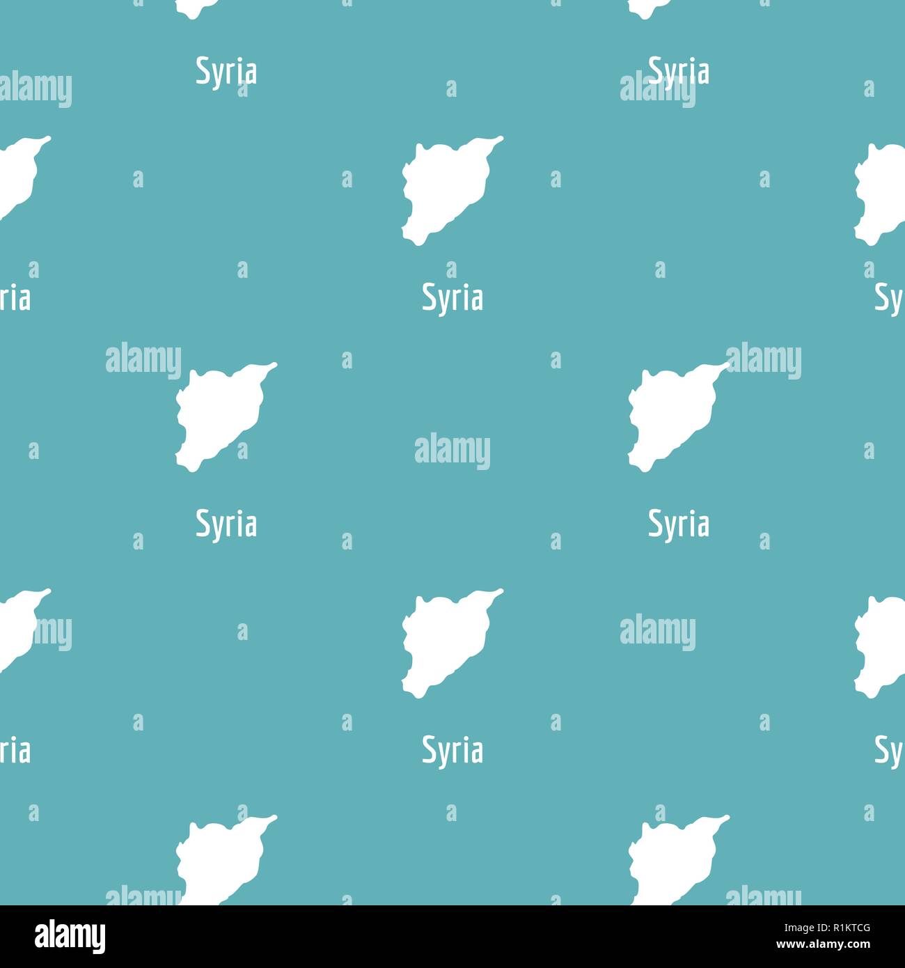 Syria map in black. Simple illustration of Syria map vector isolated on ...