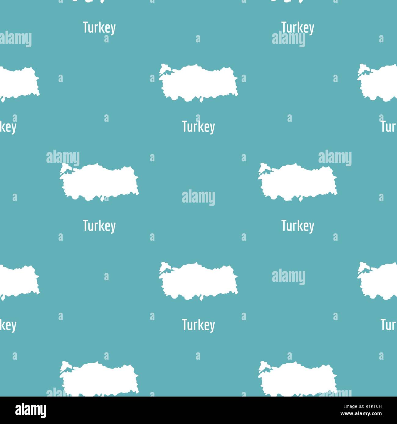 Turkey map in black. Simple illustration of Turkey map vector isolated ...