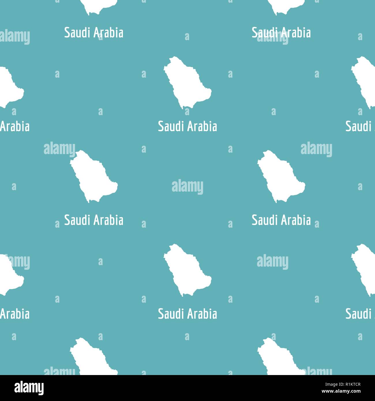 Saudi Arabia map in black. Simple illustration of Saudi Arabia map ...