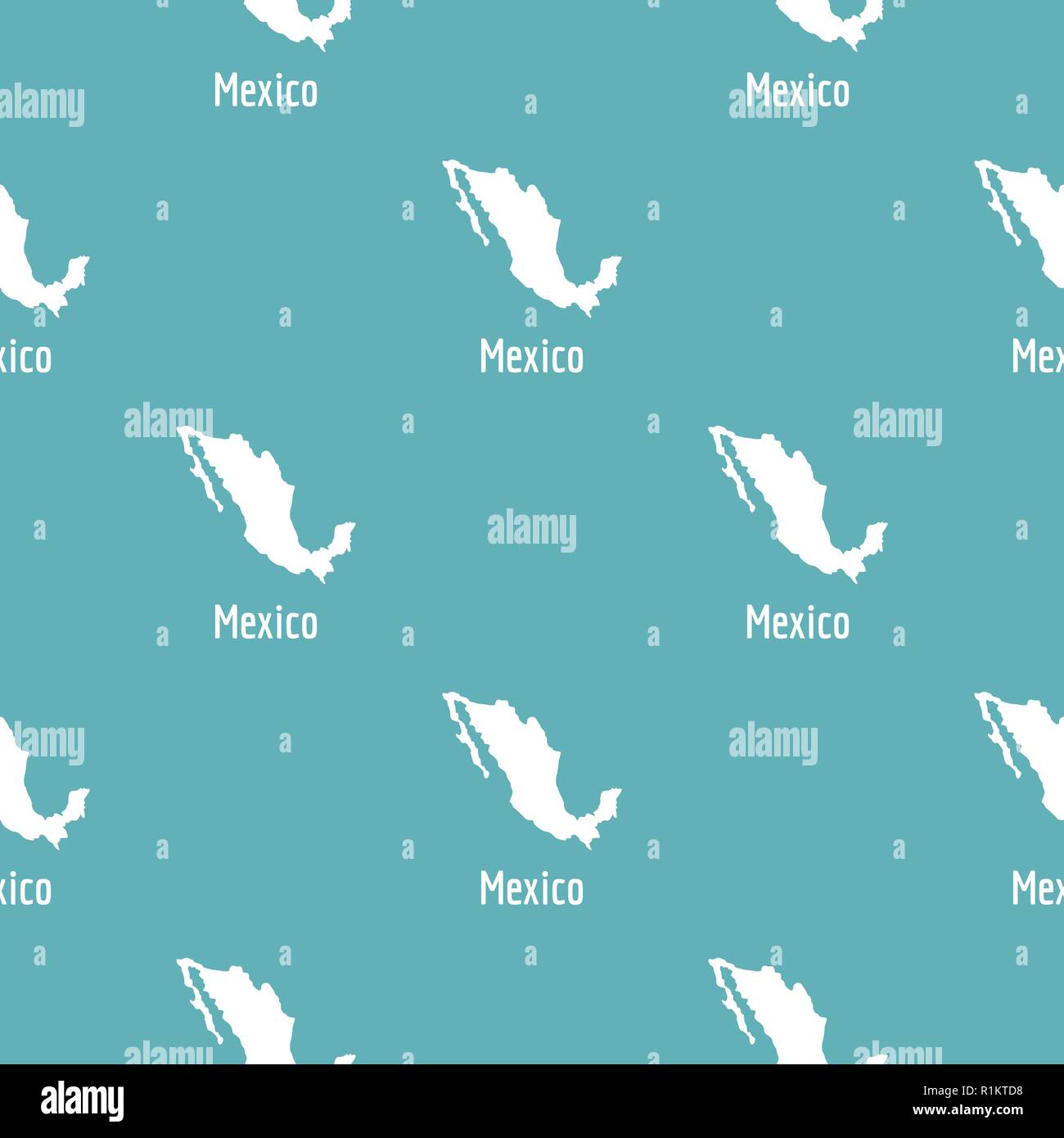 Mexico map in black. Simple illustration of Mexico map vector isolated ...