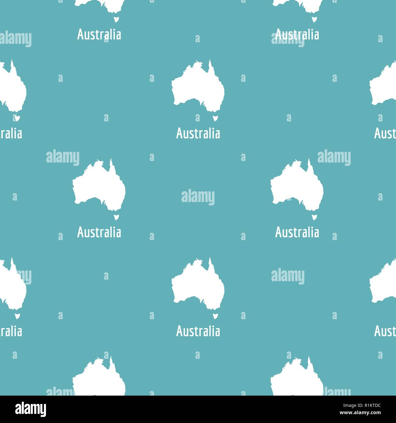 Australia map in black. Simple illustration of Australia map vector ...