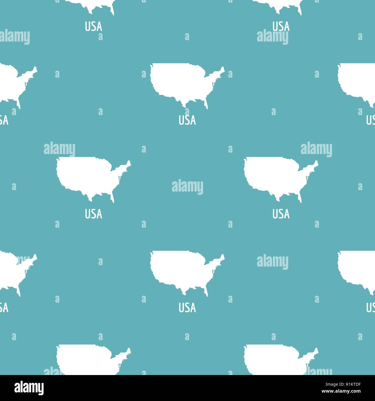 USA map in black. Simple illustration of USA map vector isolated on ...