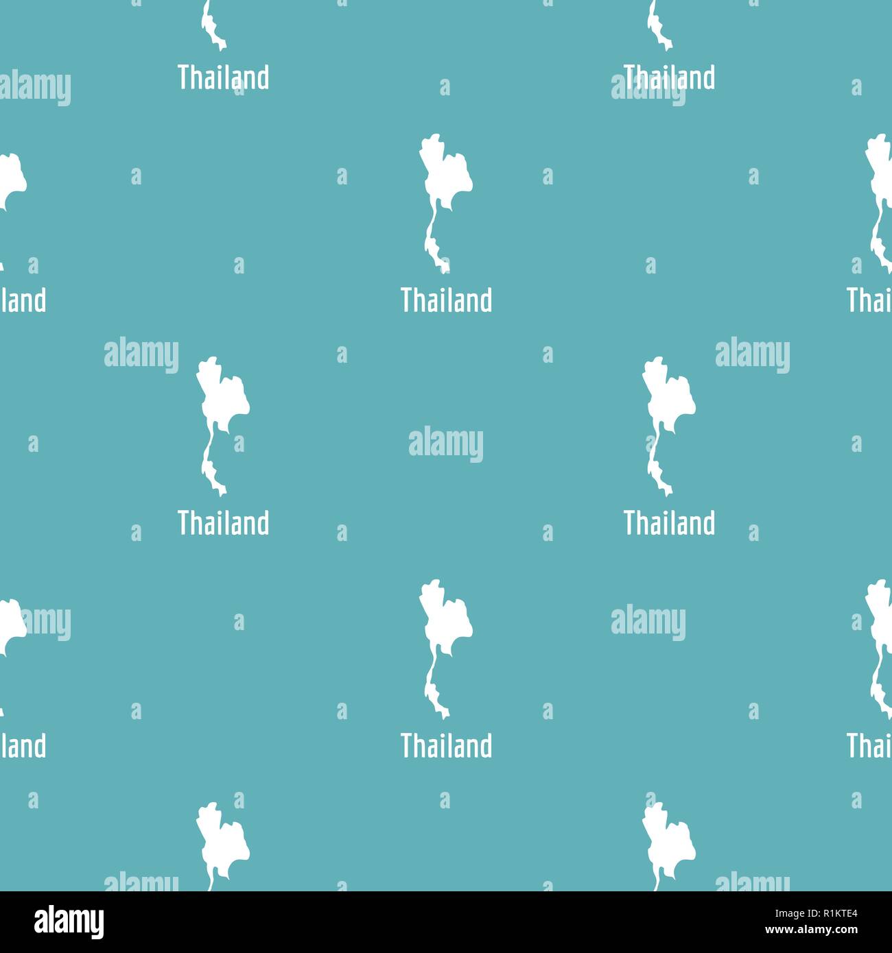Thailand map in black. Simple illustration of Thailand map vector ...