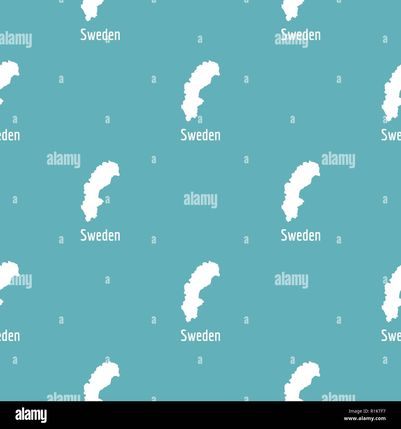 Sweden map in black. Simple illustration of Sweden map vector isolated ...
