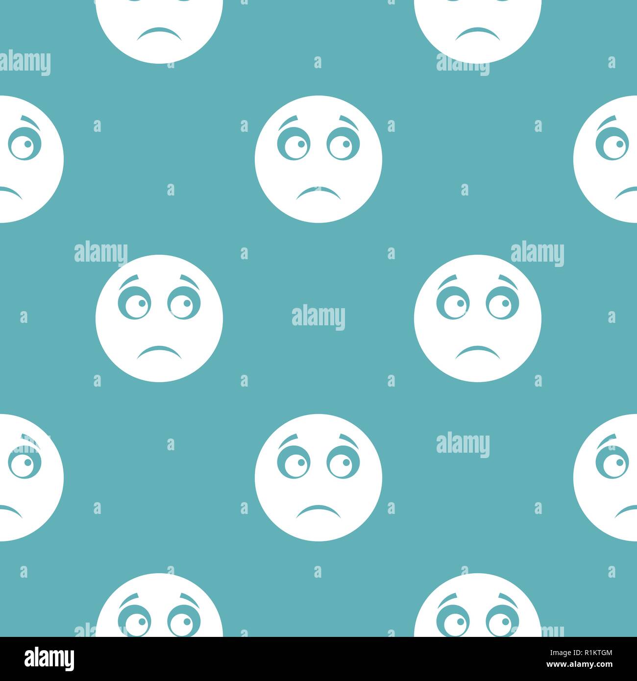 Sad smile icon. Vector simple illustration of sad smile icon isolated ...
