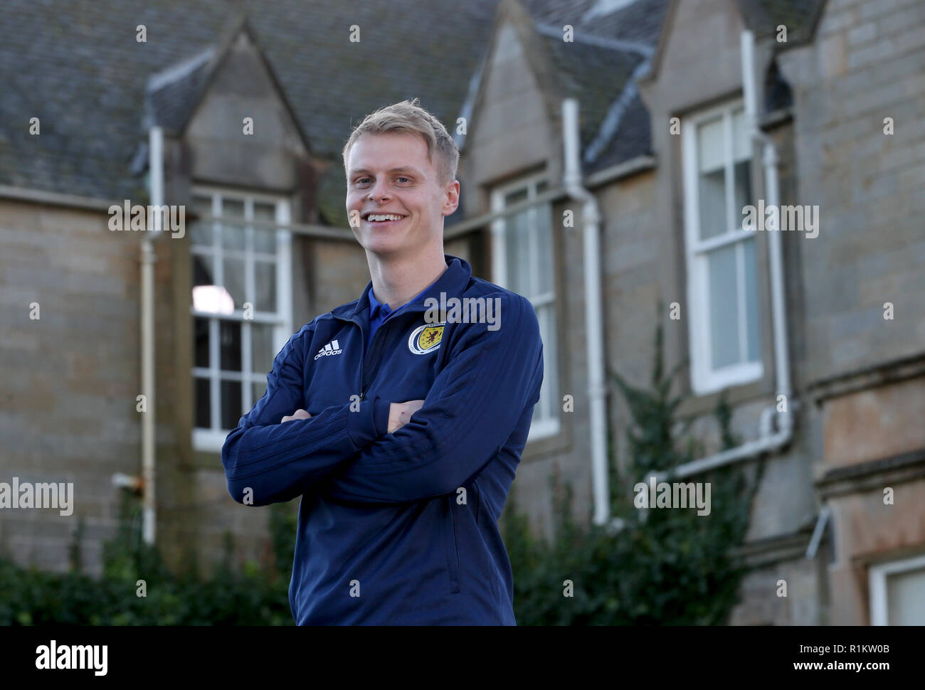 Scotland's Gary Mackay-Steven during a photocall in Edinburgh Stock ...