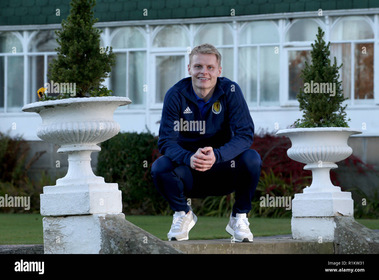 Scotland's Gary Mackay-Steven during a photocall in Edinburgh. PRESS ...